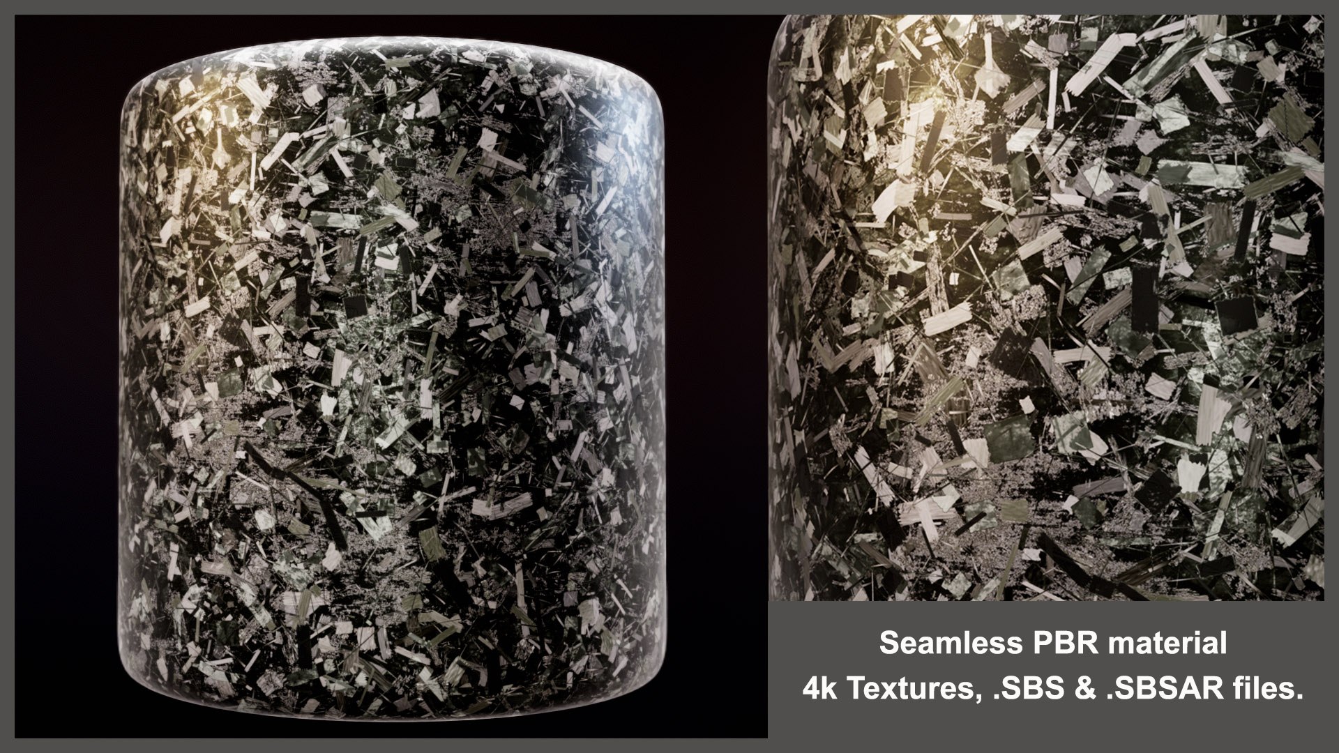 3D Seamless Carbon PBR Material Textures - TurboSquid 2341016