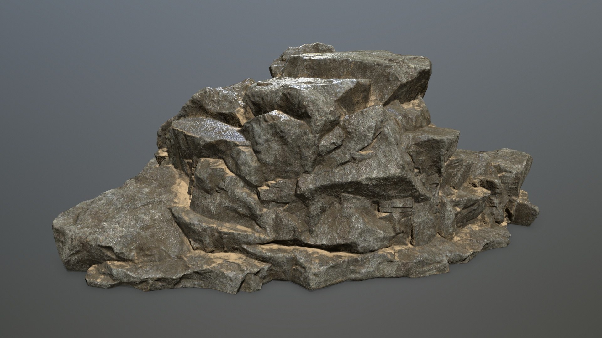 3D rock - TurboSquid 1509683