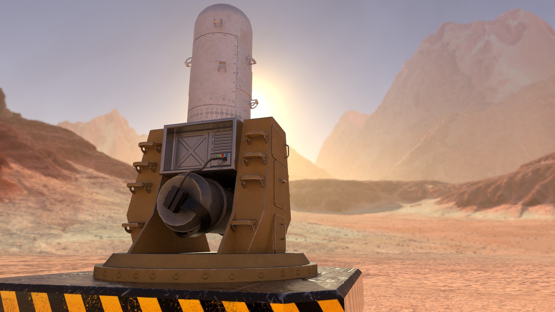 C-RAM Model - TurboSquid 2201308