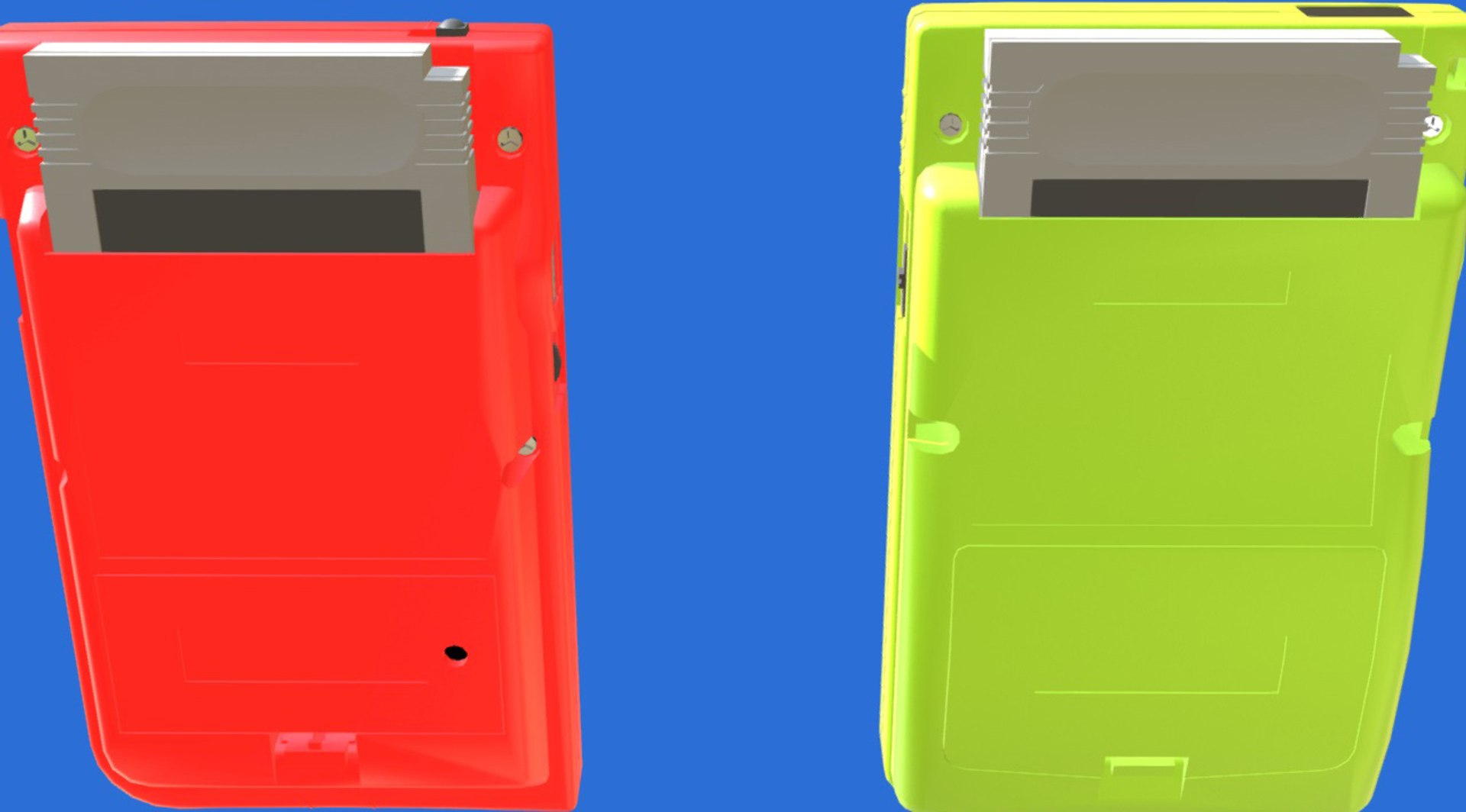 Game Boy Color And Pocket 3D Model - TurboSquid 1812382