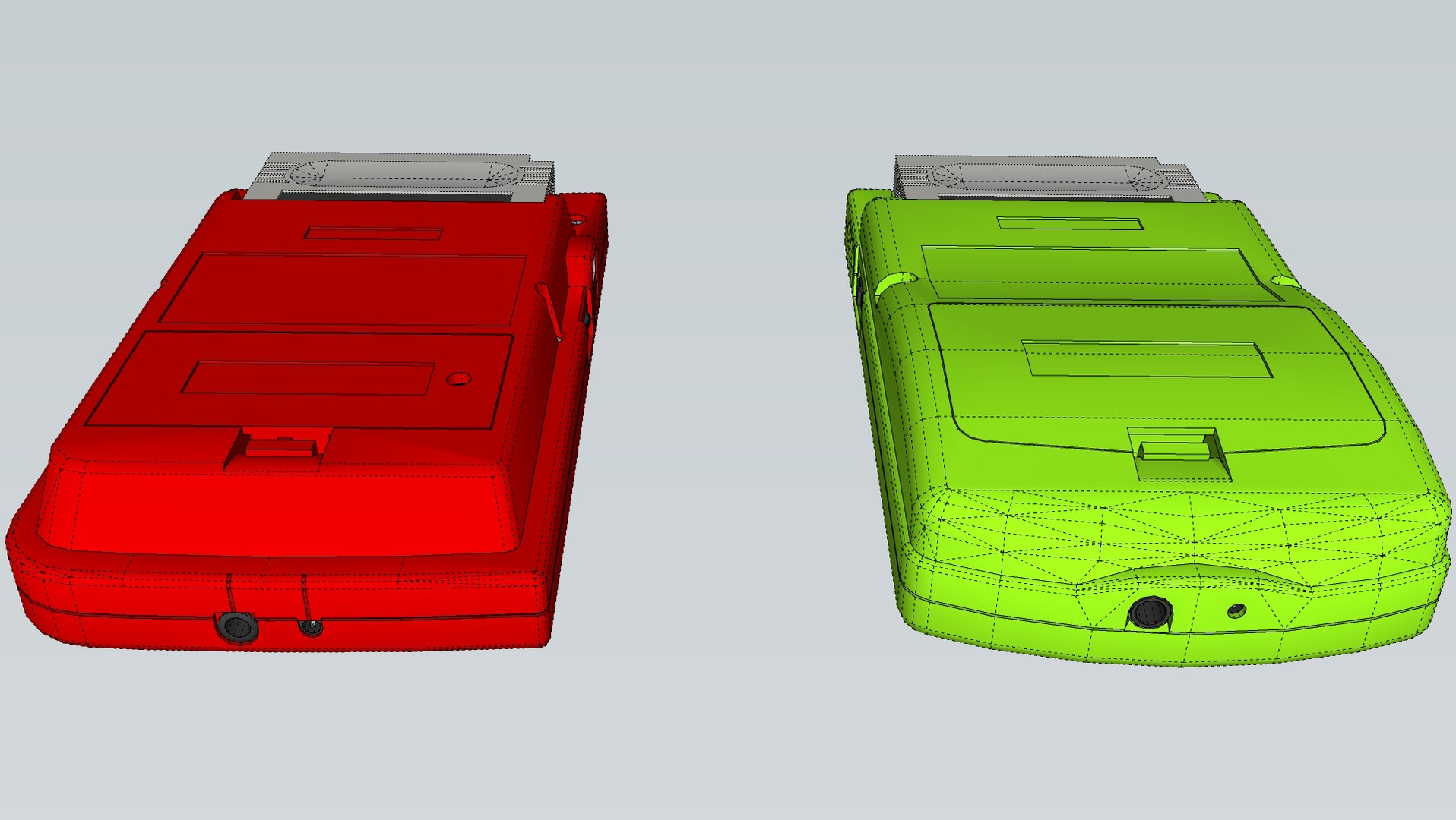 Game Boy Color And Pocket 3D Model - TurboSquid 1812382