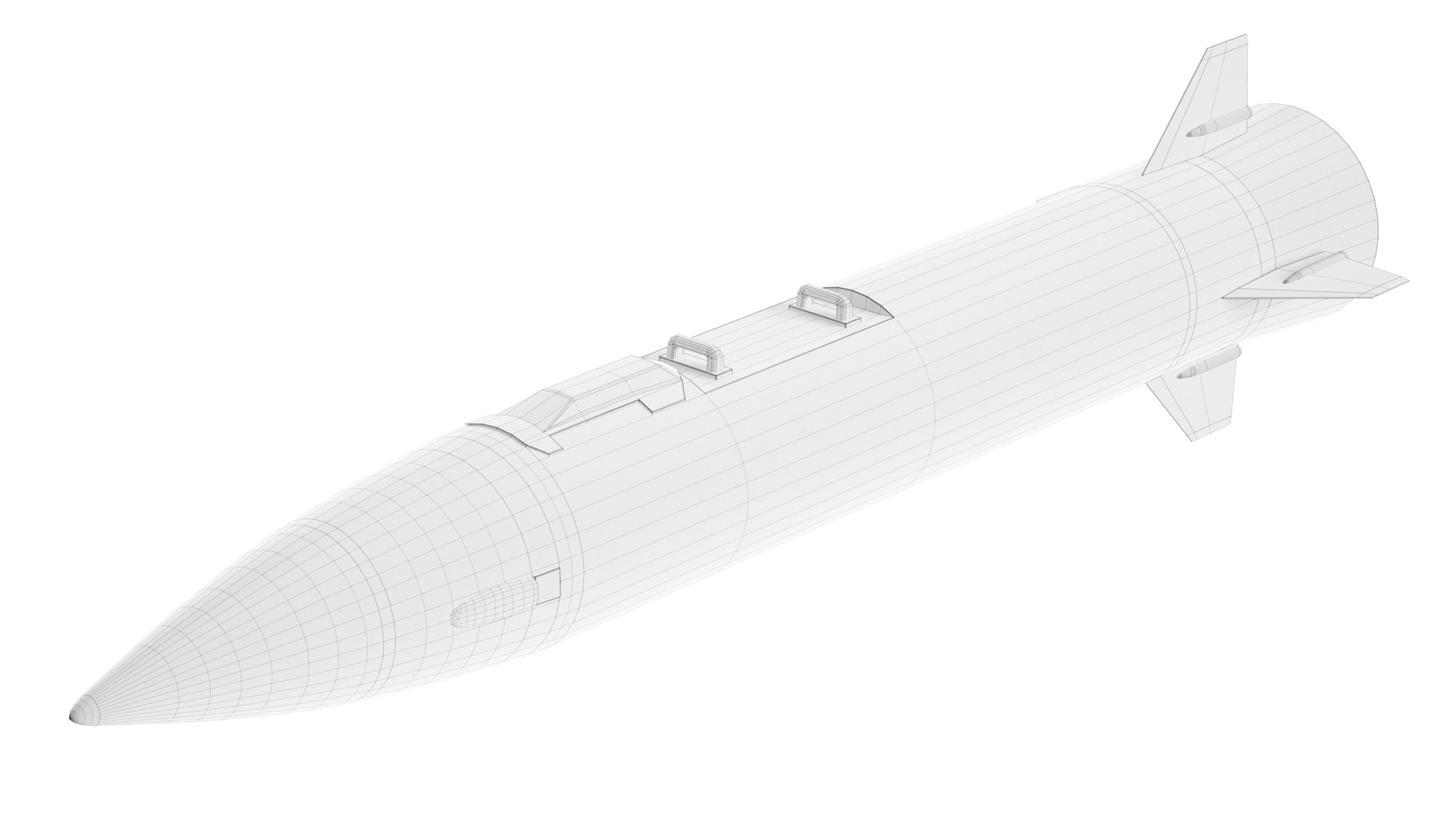 3D AGM-183A Air-Launched Rapid Response Weapon Missile - TurboSquid 2157299