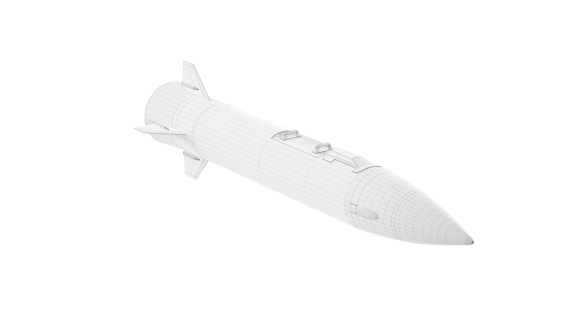 3D AGM-183A Air-Launched Rapid Response Weapon Missile - TurboSquid 2157299