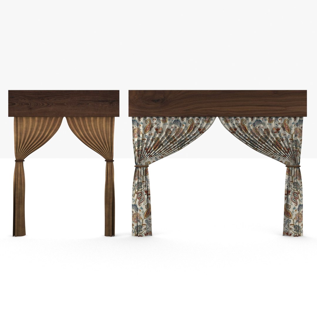 Free 3D Door Window Curtain - TurboSquid 1857112