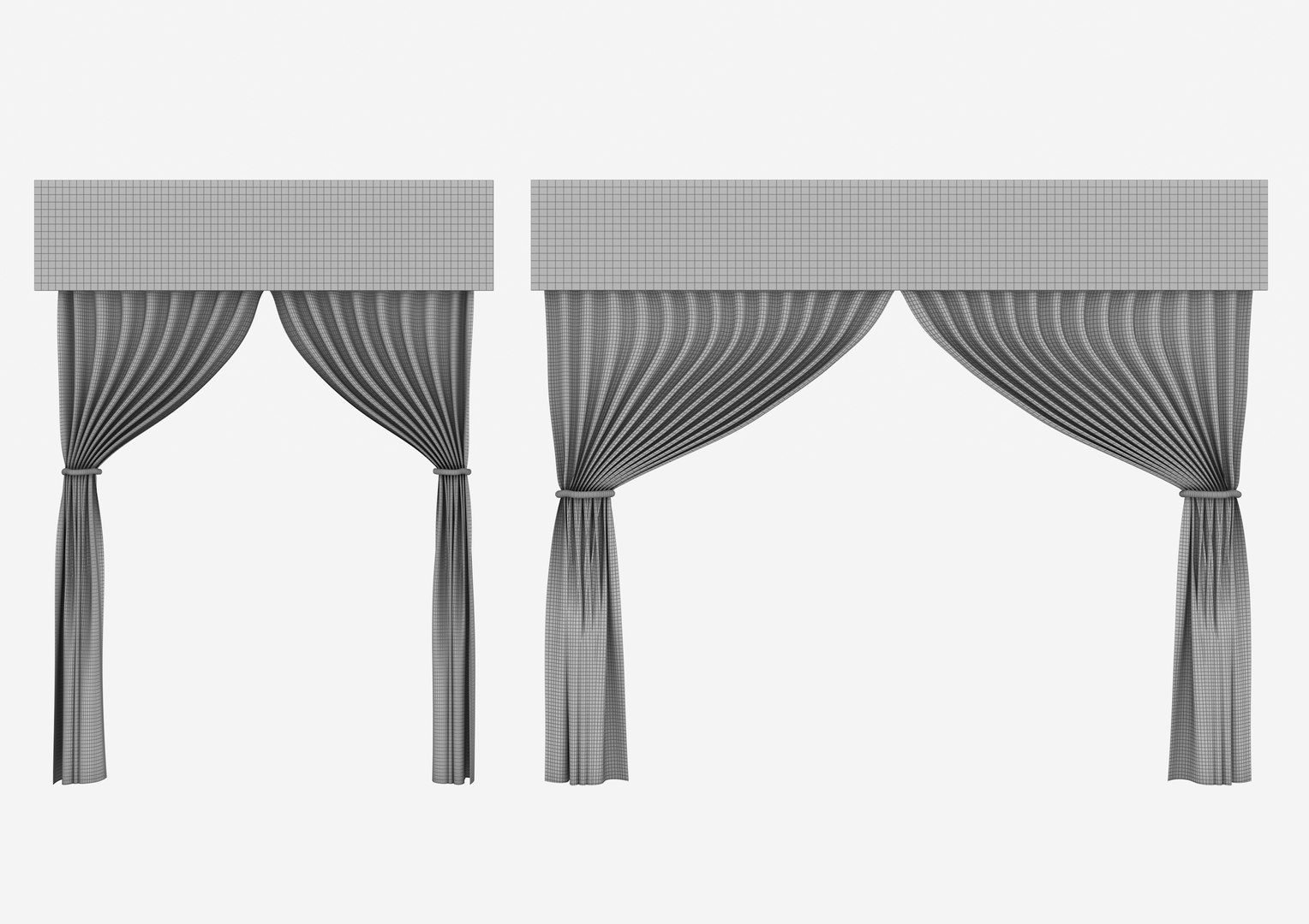 Free 3D Door Window Curtain - TurboSquid 1857112