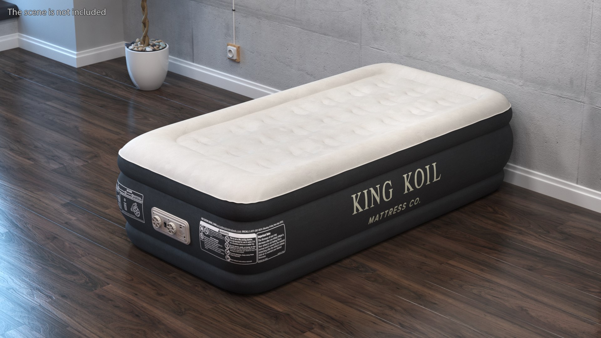 3D Air Mattress King Koil Twin Size - TurboSquid 2116259