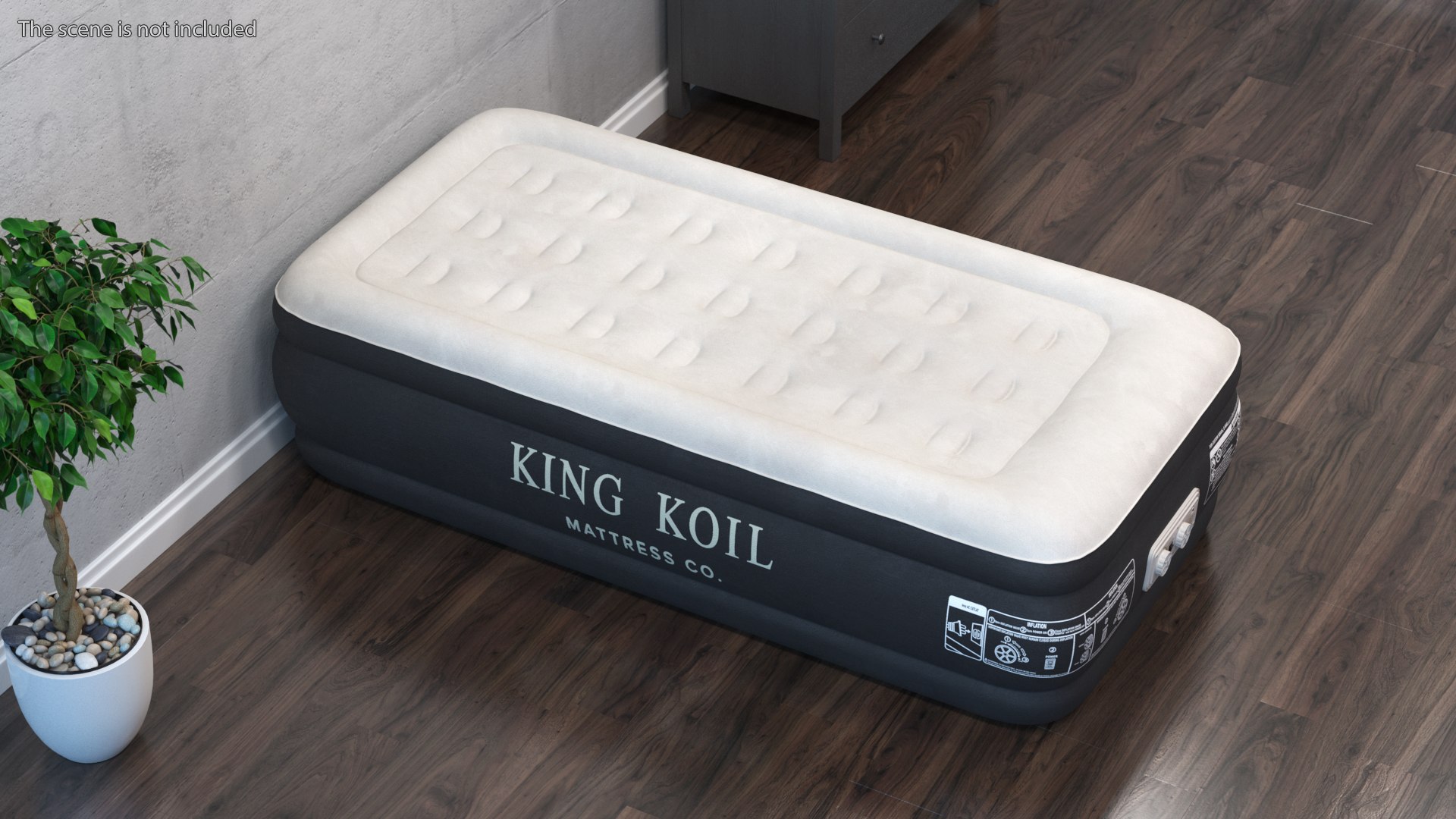 3D Air Mattress King Koil Twin Size - TurboSquid 2116259