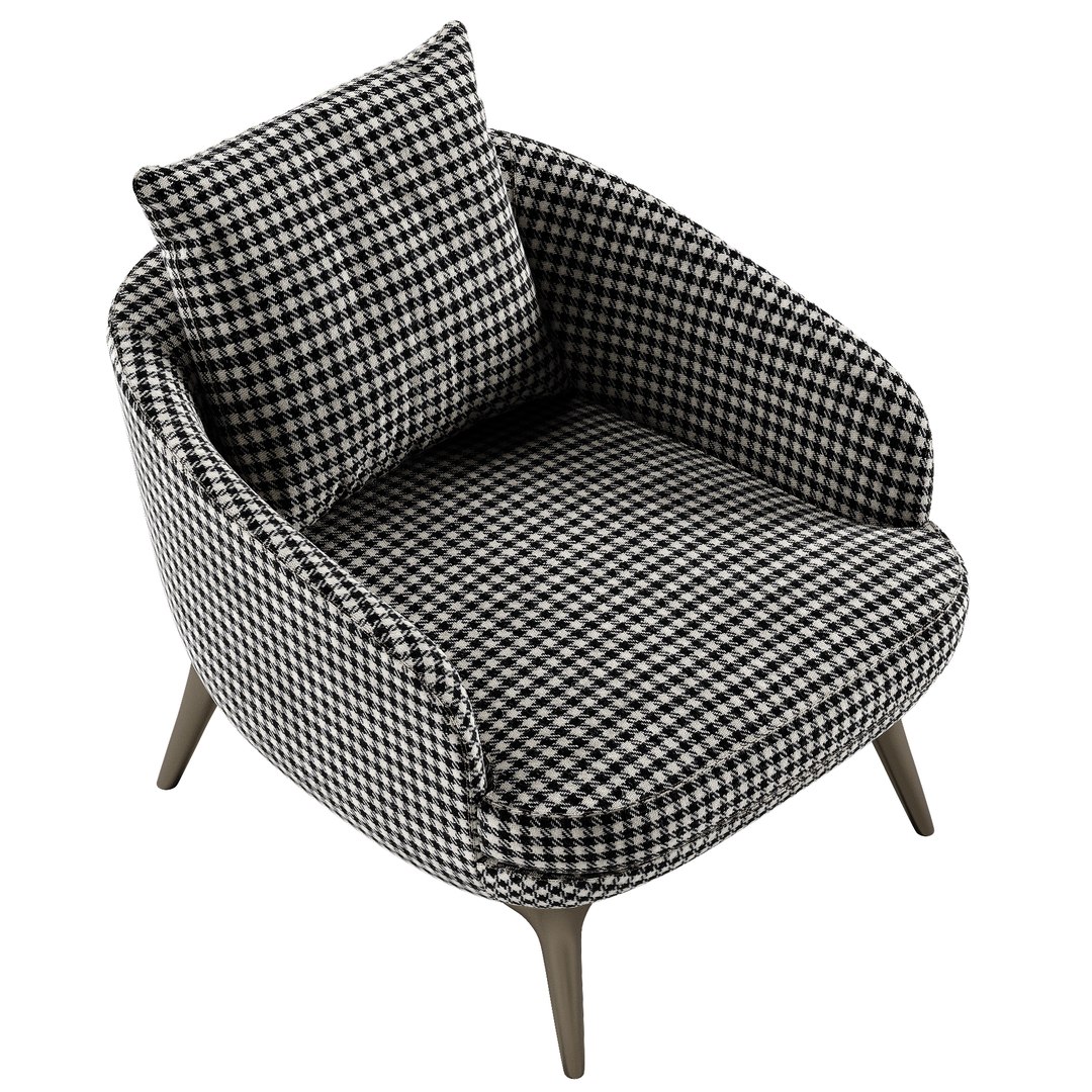Minotti Raphael Armchair 3D - TurboSquid 2151464