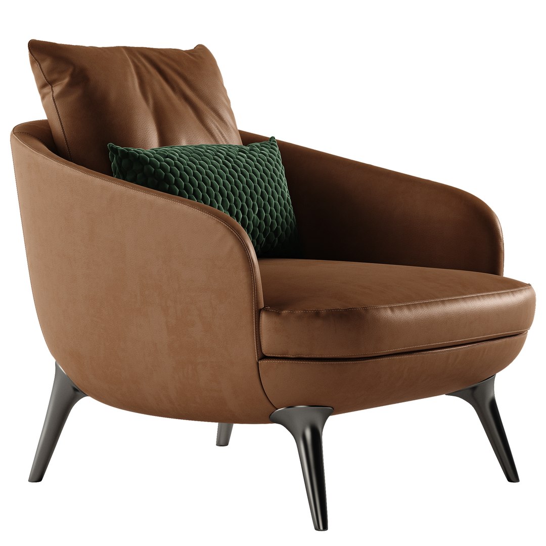 Minotti Raphael Armchair 3D - TurboSquid 2151464