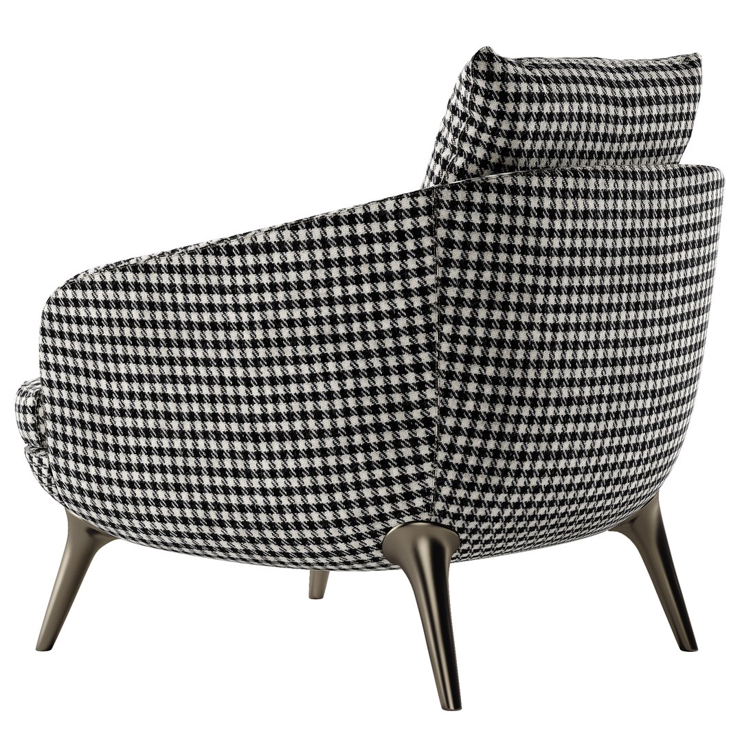 Minotti Raphael Armchair 3D - TurboSquid 2151464