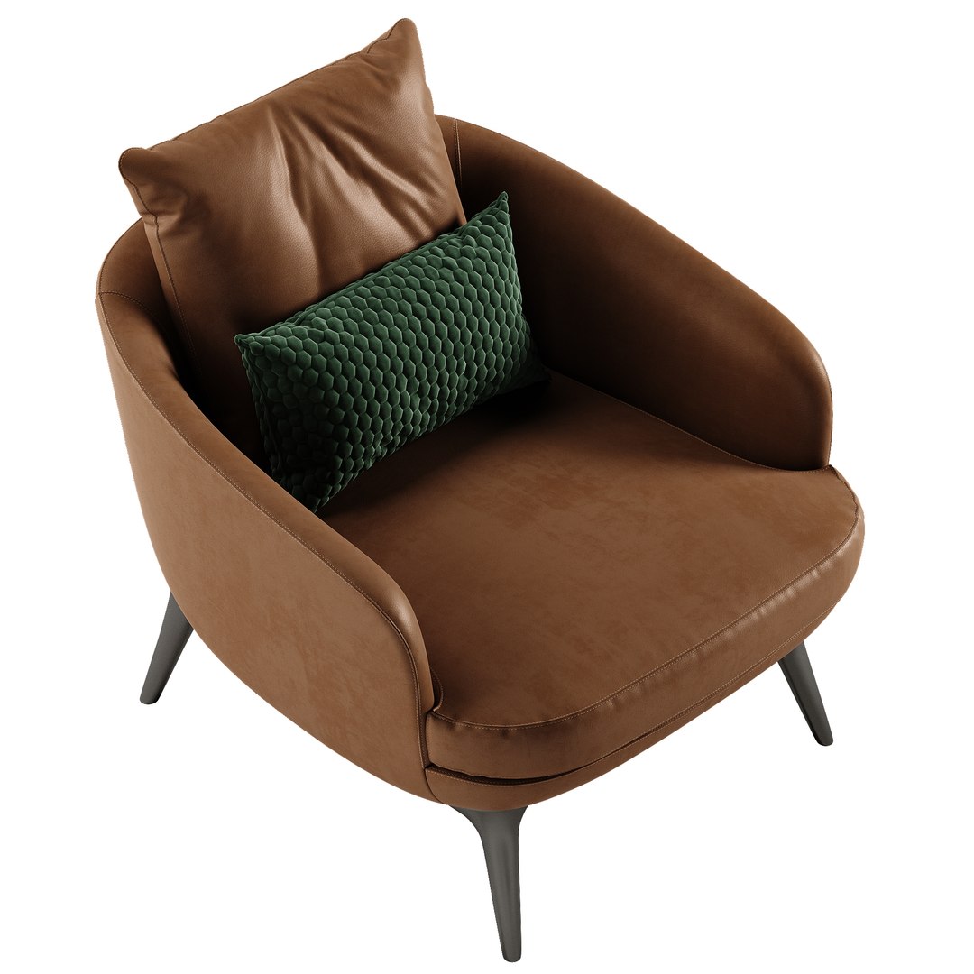 Minotti Raphael Armchair 3D - TurboSquid 2151464