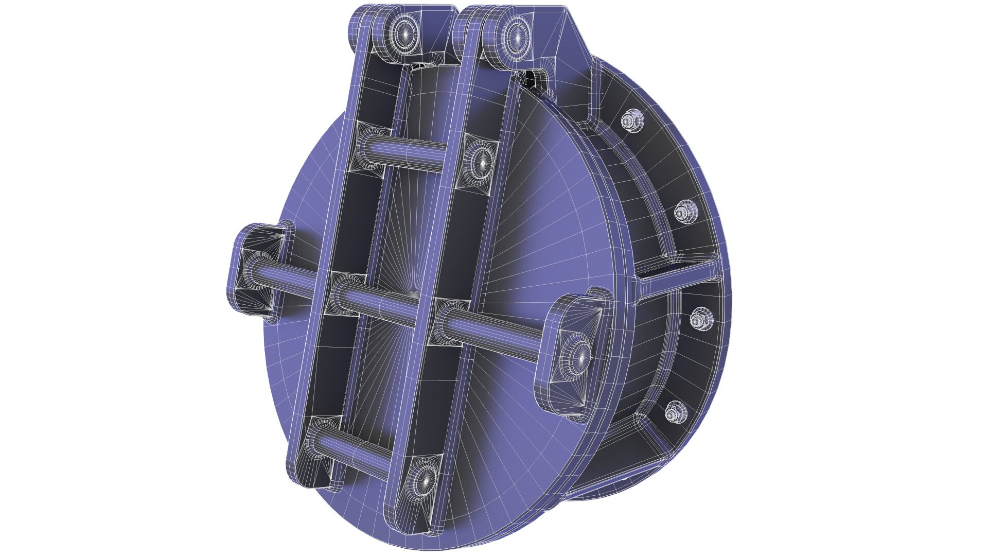 Flap Gate Valve 26 3D - TurboSquid 1980038
