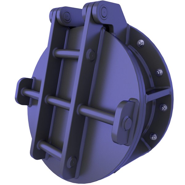 Flap Gate Valve 26 3D - TurboSquid 1980038