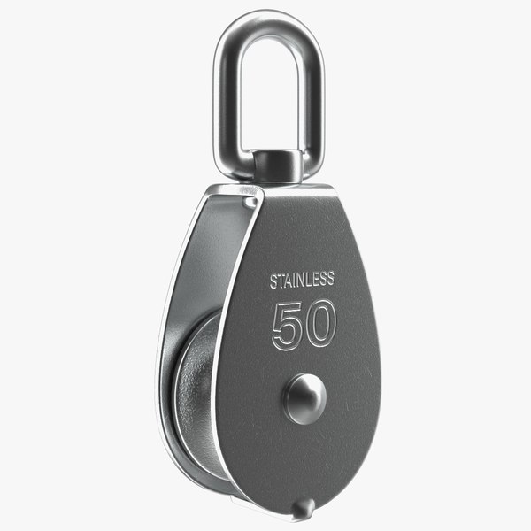 modelo 3d M50 Swivel Stainless Steel Pulley Block - TurboSquid 1956076