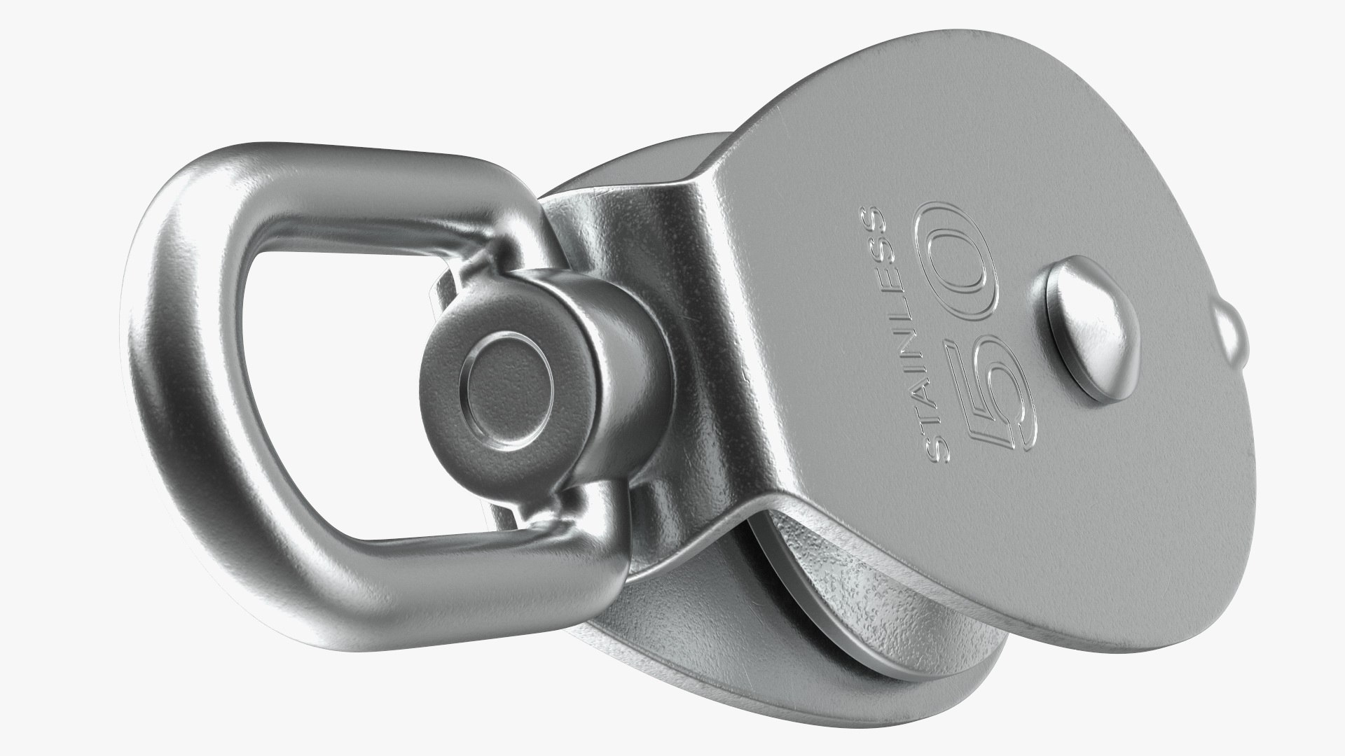 3D Model M50 Swivel Stainless Steel Pulley Block - TurboSquid 1956076