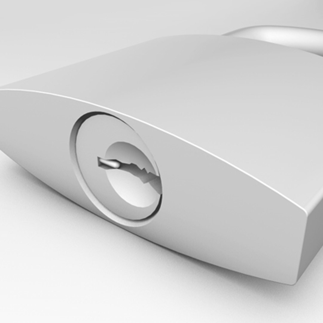 Padlock Lock 3d Model