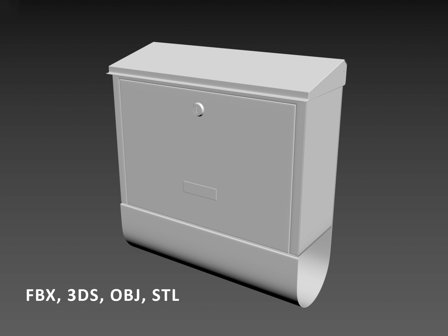 3D Mailbox Mail Model - TurboSquid 1513789