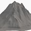 3d Volcano Island Model