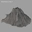 3d Volcano Island Model