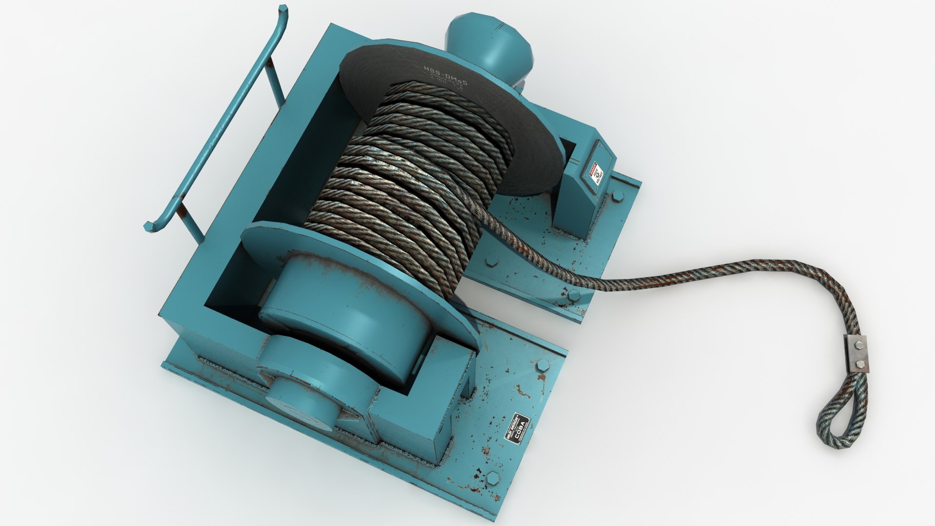 Winch Cable 3d Max