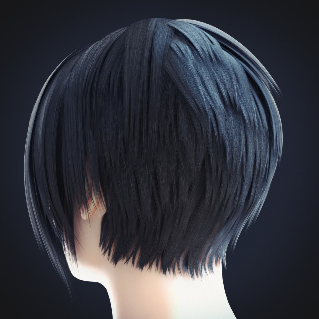 3D Female Hairstyle 2 - TurboSquid 1426100