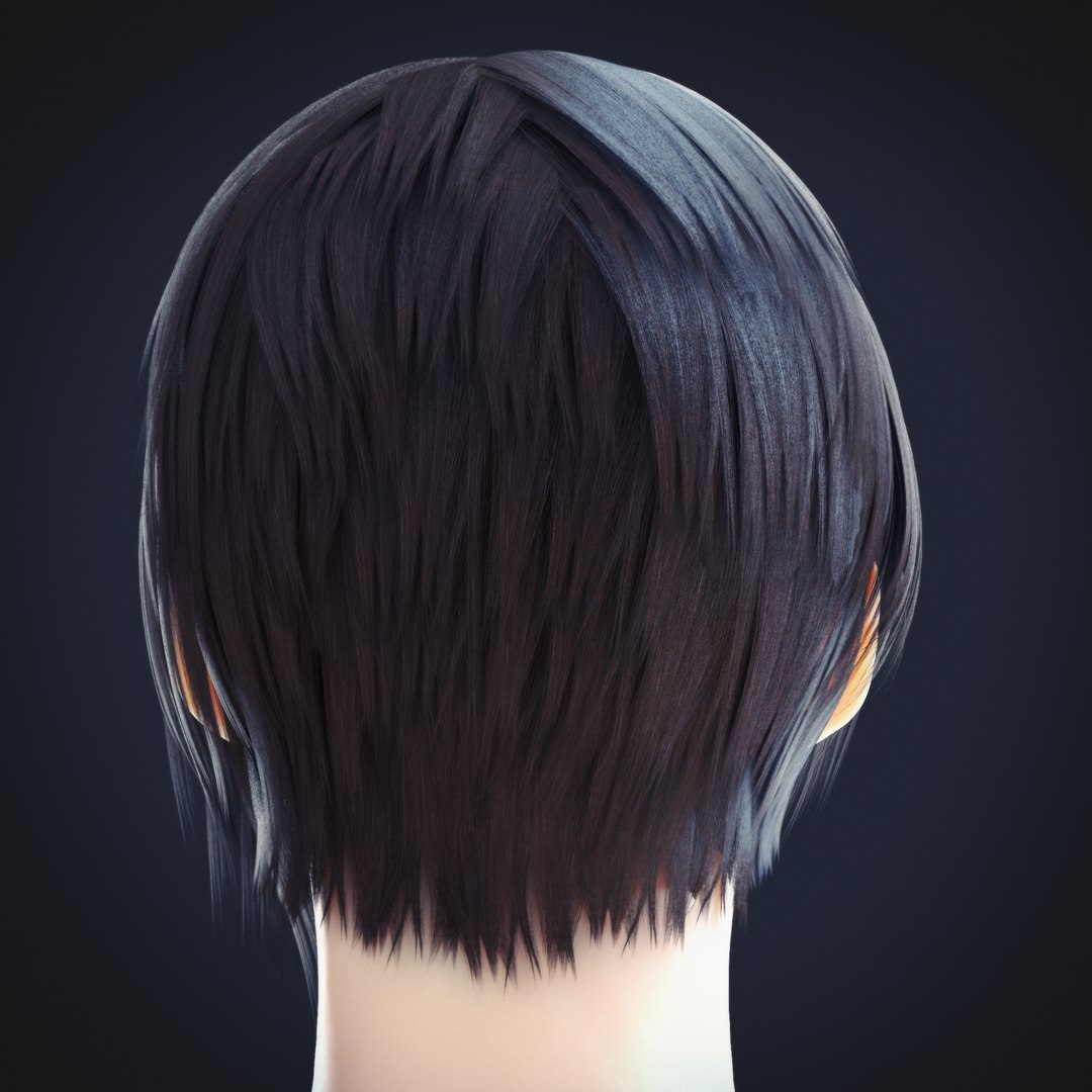 3D Female Hairstyle 2 - TurboSquid 1426100