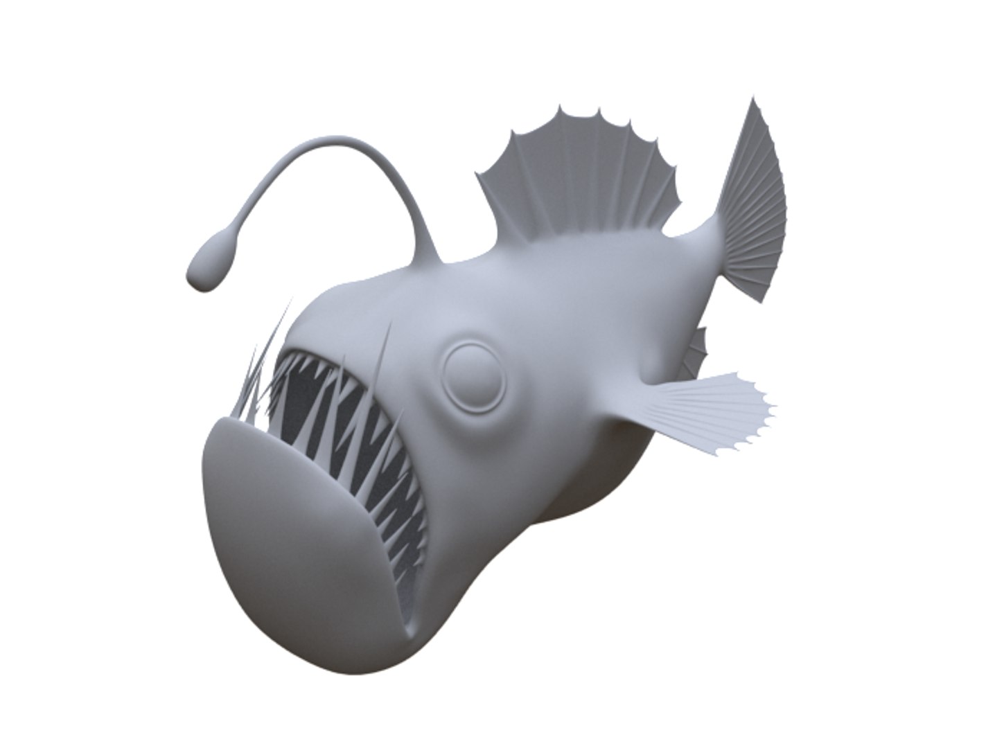 Angler fish 3D model - TurboSquid 1081490
