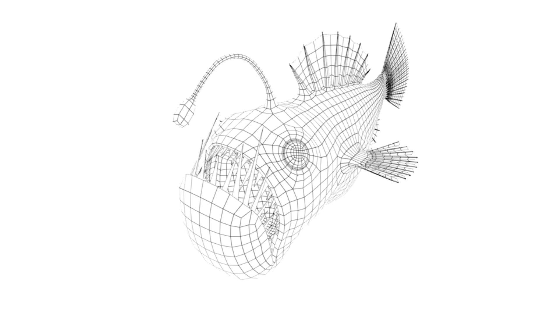 Angler fish 3D model - TurboSquid 1081490