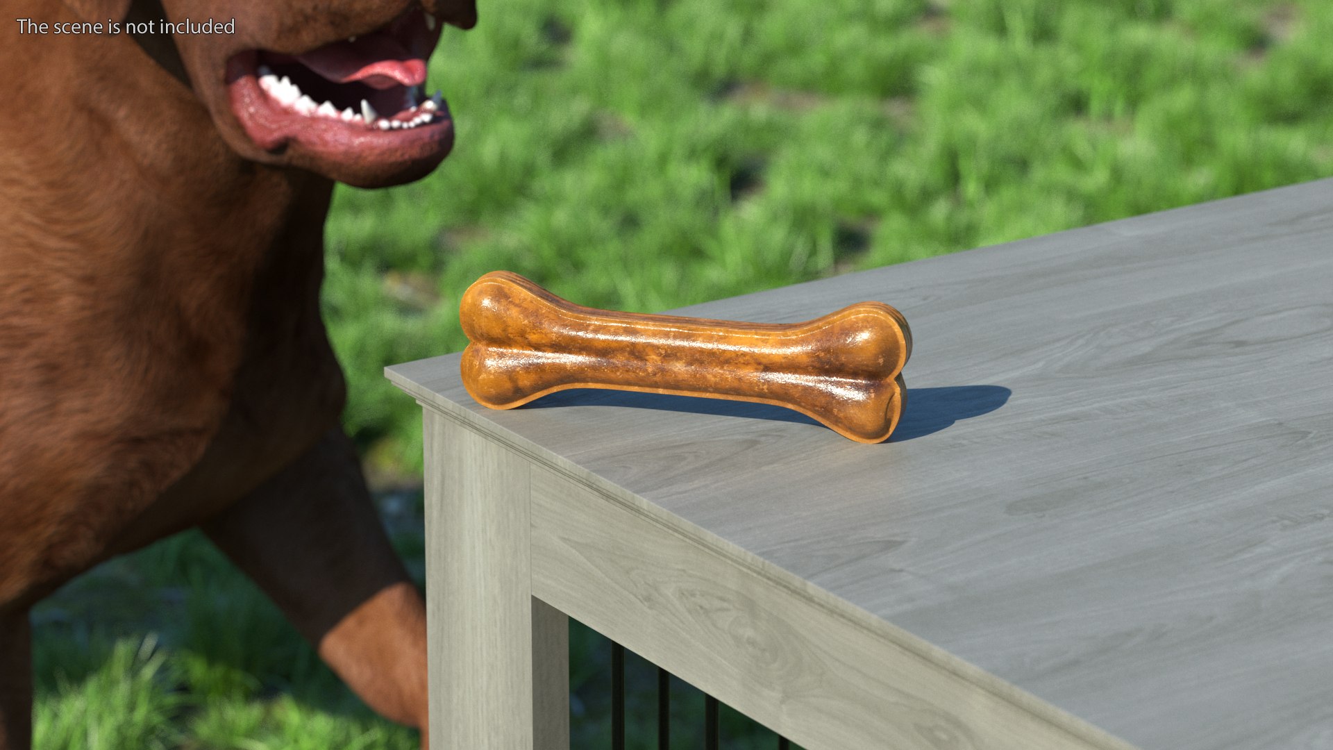 Dog Bone Treat Dark 3D model - TurboSquid 2174762