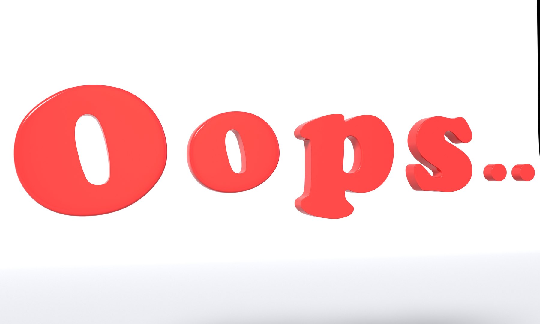 Decor Object-oops 3D - TurboSquid 2193173 Decor Object-oops 3D - TurboSquid 2193173