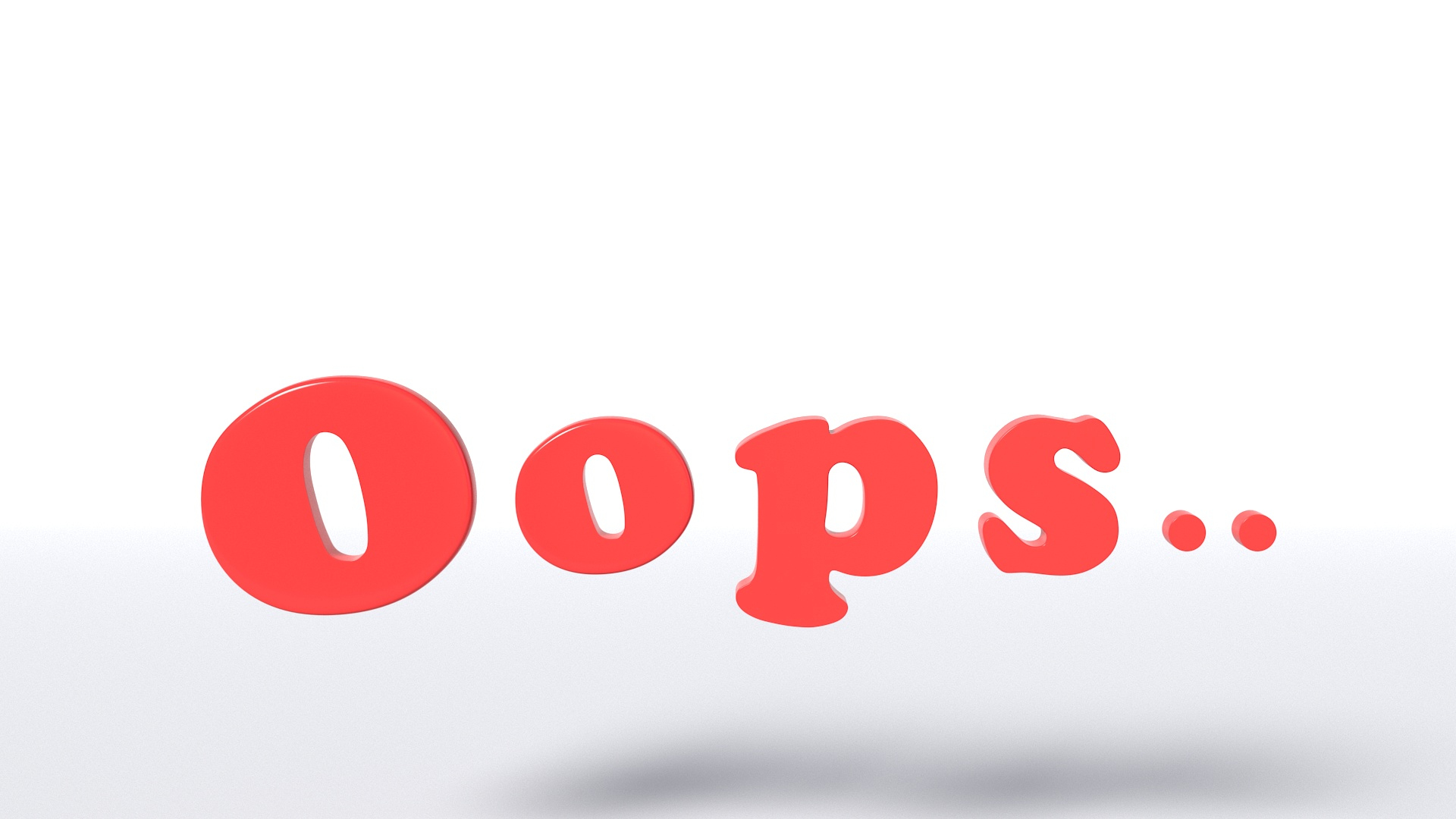 Decor Object-oops 3D - TurboSquid 2193173 Decor Object-oops 3D - TurboSquid 2193173