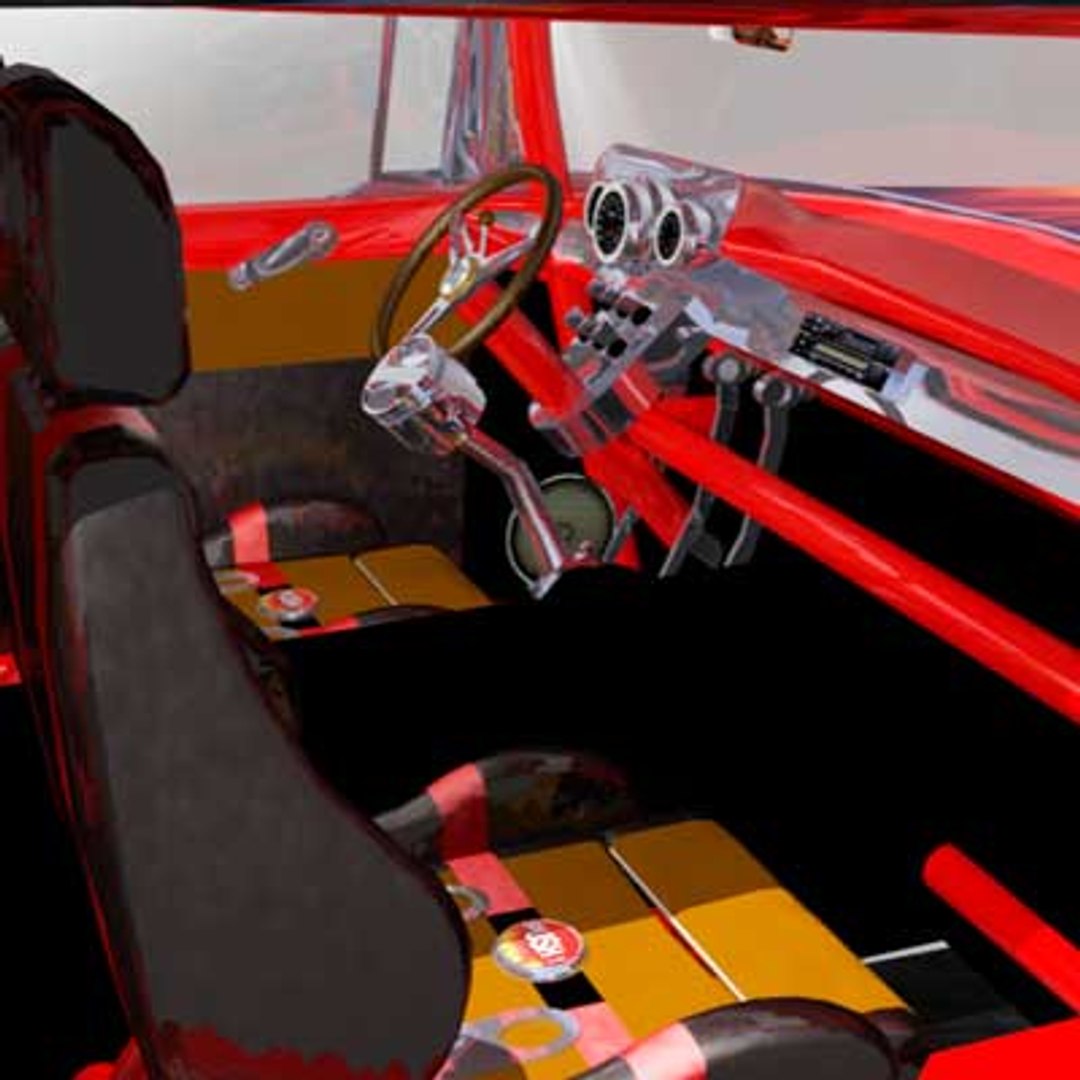 3d Hot Rod Cars Model