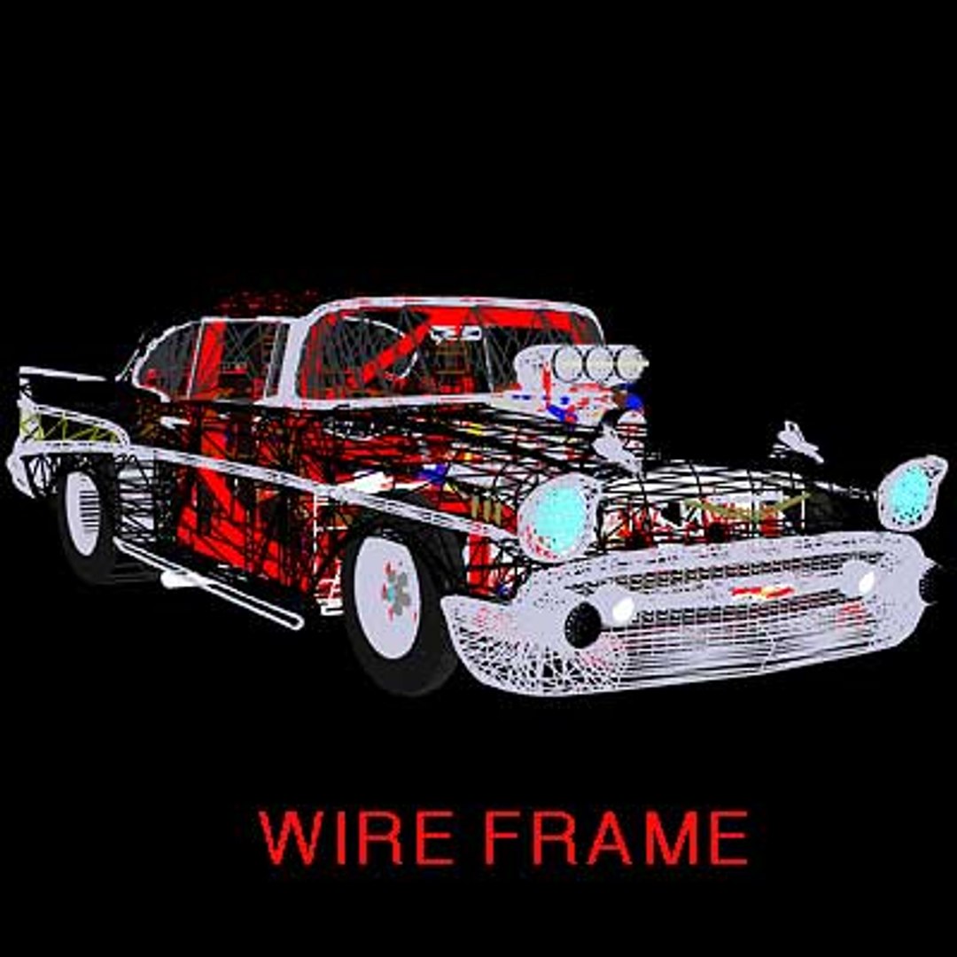 3d Hot Rod Cars Model