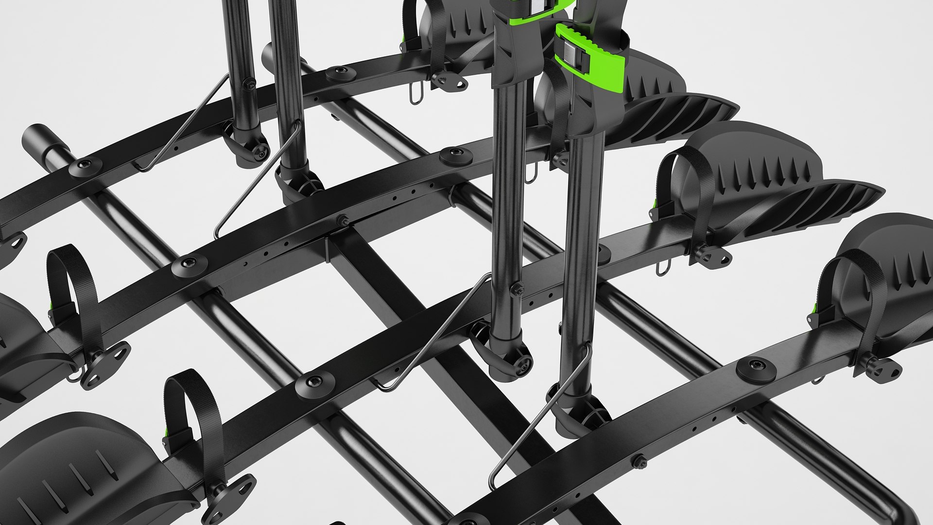 4 Bike Platform Hitch Rack 01 3D model - TurboSquid 1807648