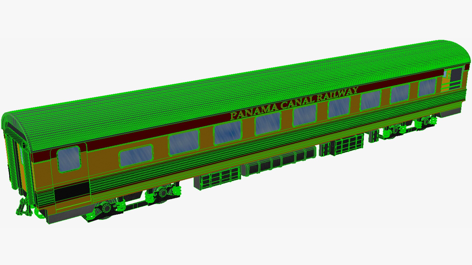 Panama Canal Railway Emd F-40ph Diesel-electric Locomotive With A ...