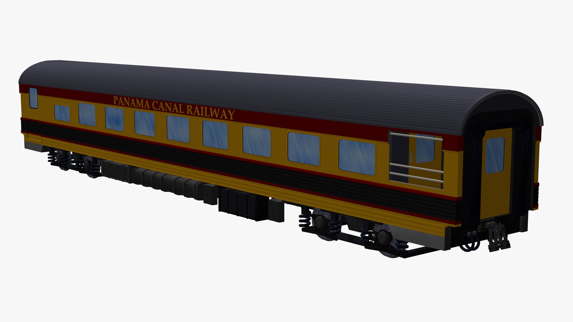 Panama Canal Railway Emd F-40ph Diesel-electric Locomotive With A ...