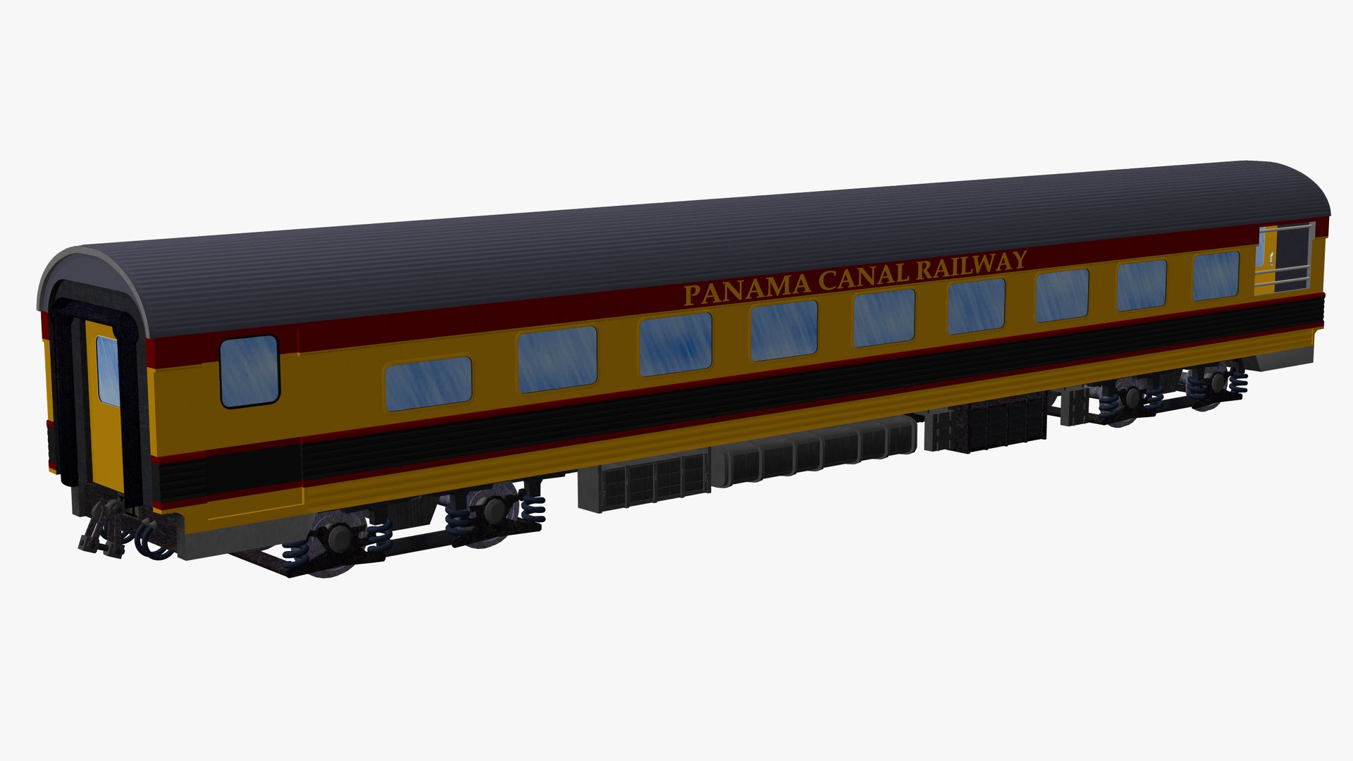 Panama Canal Railway Emd F-40ph Diesel-electric Locomotive With A ...