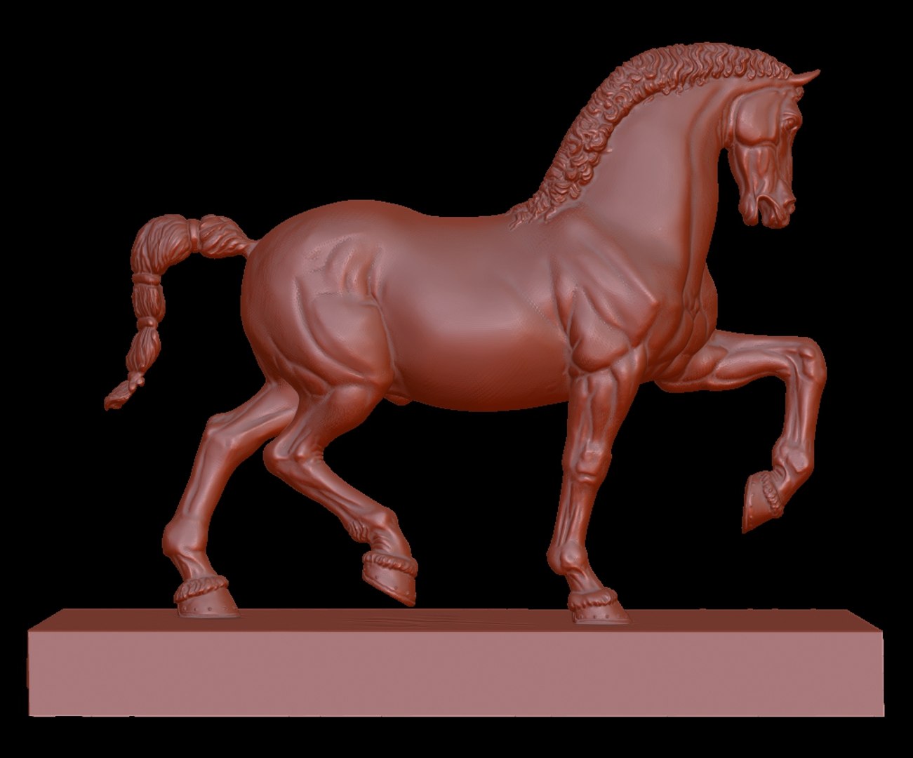 Horse Statue Sculpture 3D Model - TurboSquid 1497218