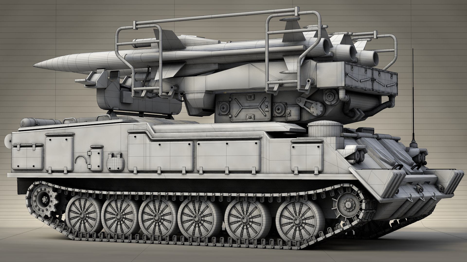 Soviet Sa-6 Gainful 2k12 3D - TurboSquid 1465821