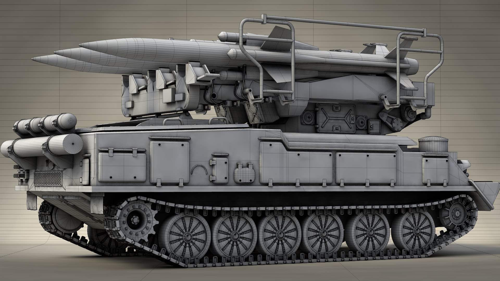 Soviet Sa-6 Gainful 2k12 3D - TurboSquid 1465821