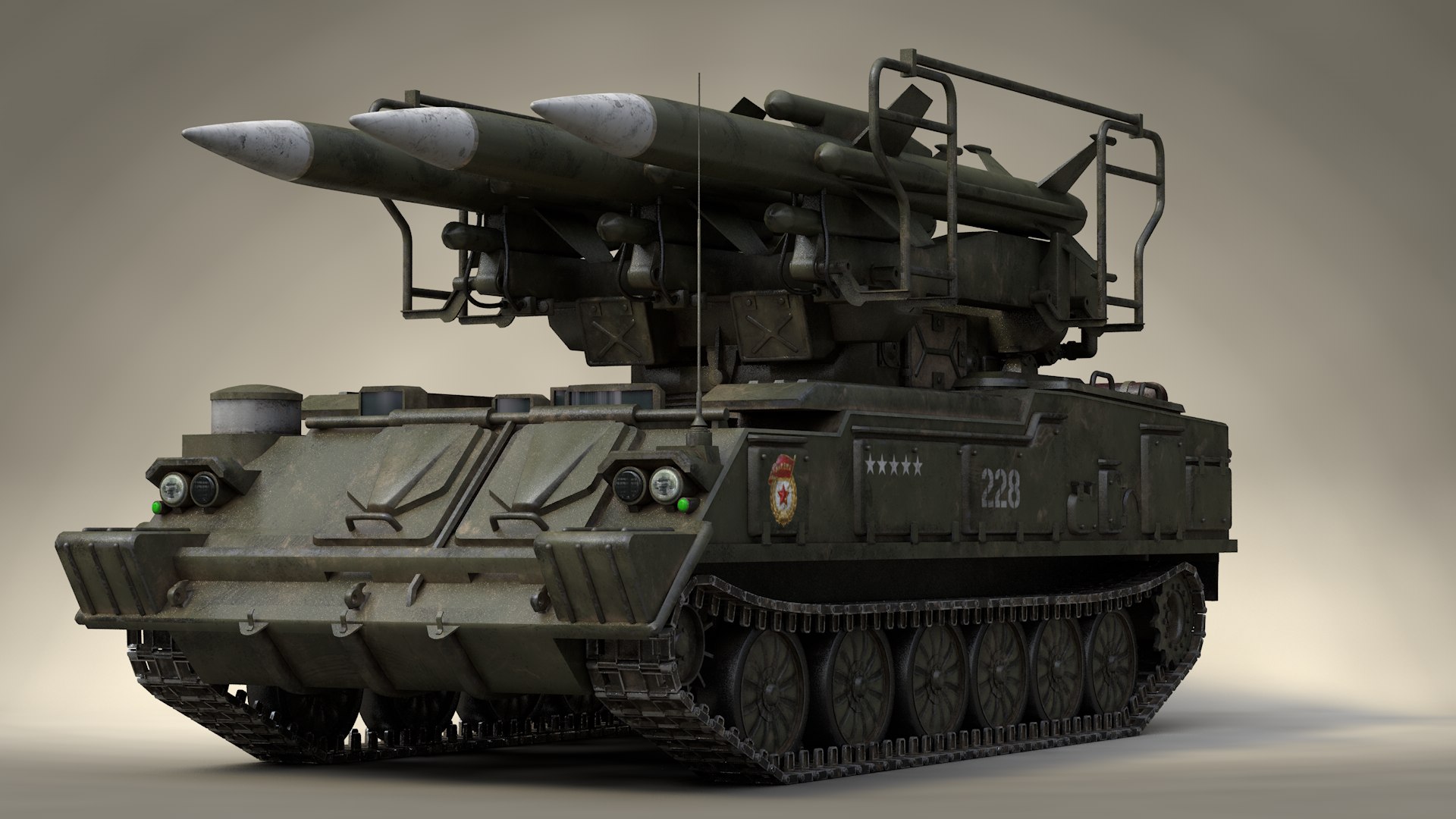 Soviet Sa-6 Gainful 2k12 3D - TurboSquid 1465821