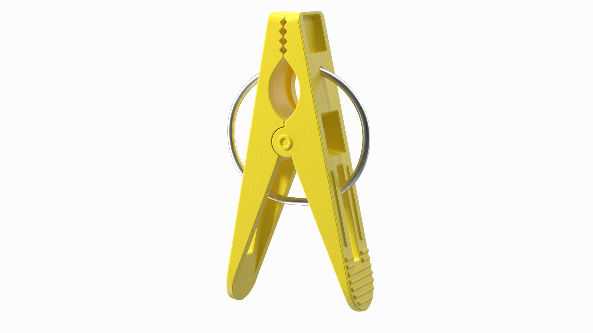 3D Plastic Clothespin Yellow - TurboSquid 1922220