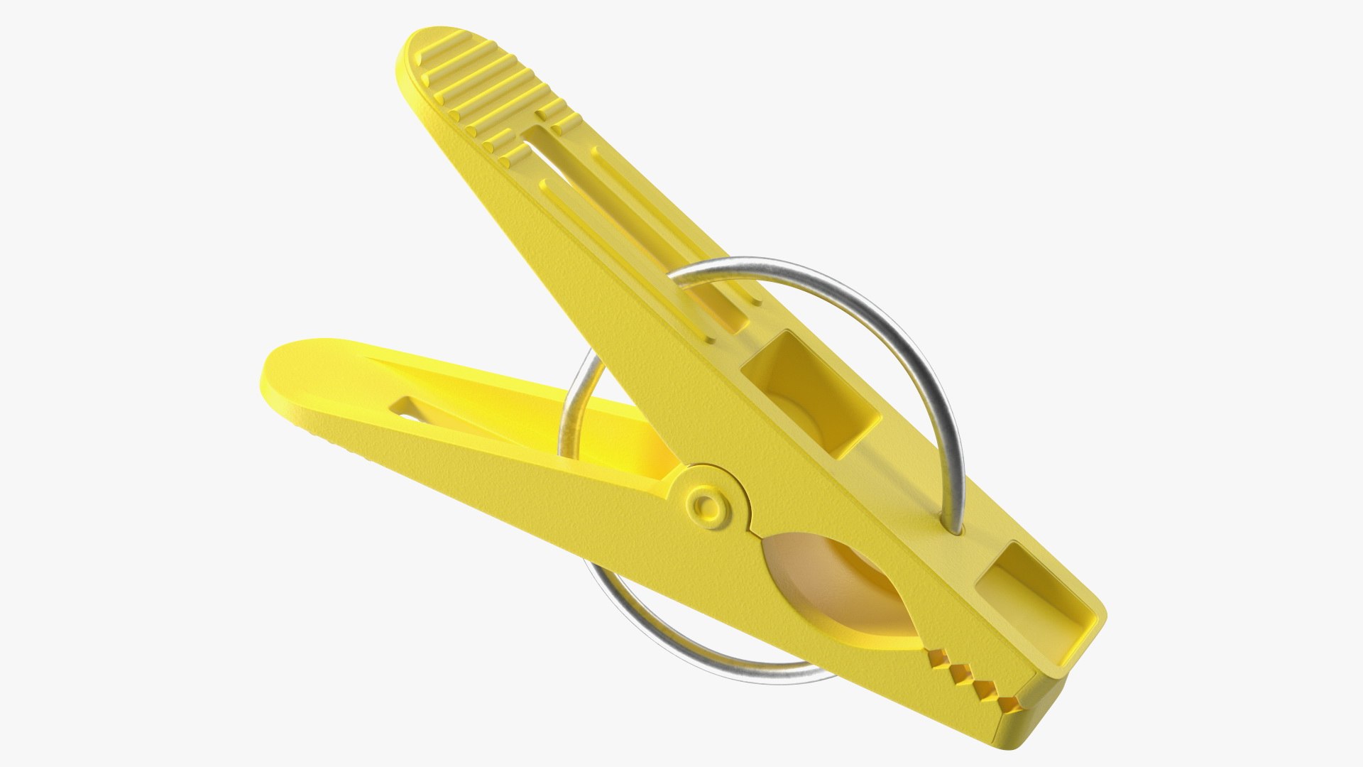 3D Plastic Clothespin Yellow - TurboSquid 1922220