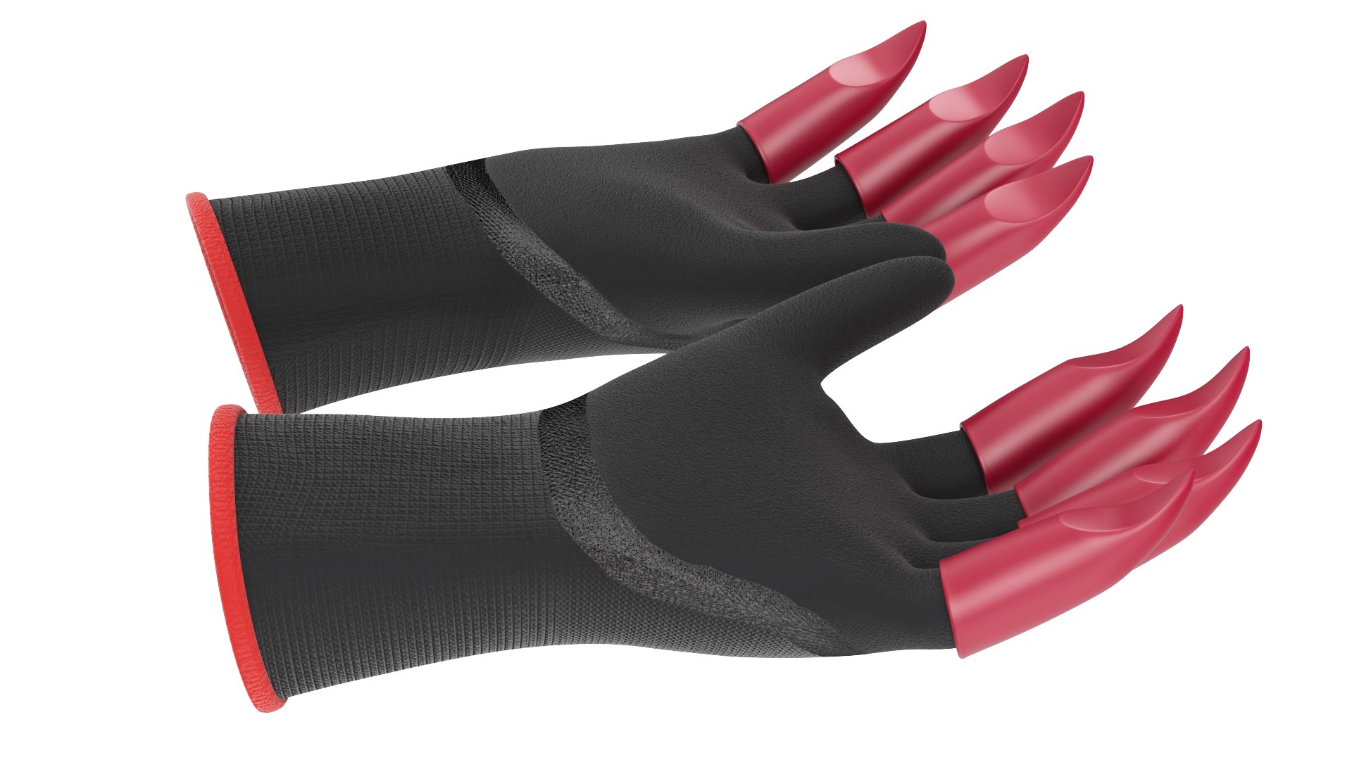 Clawed Garden Gloves 3D - TurboSquid 2111534