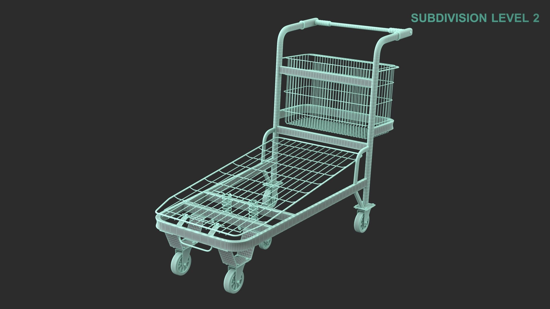 Shopping Cart 3D Model - TurboSquid 1857367