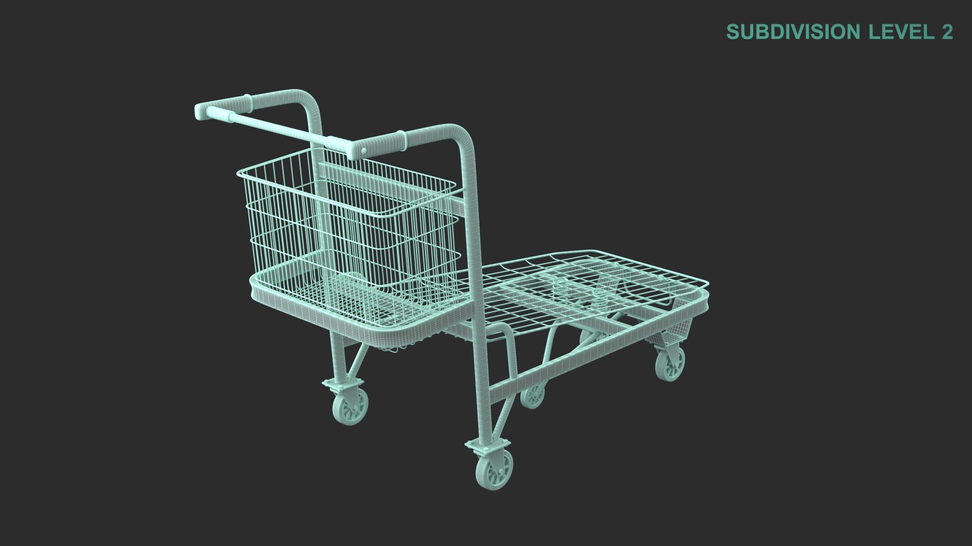 Shopping Cart 3D Model - TurboSquid 1857367