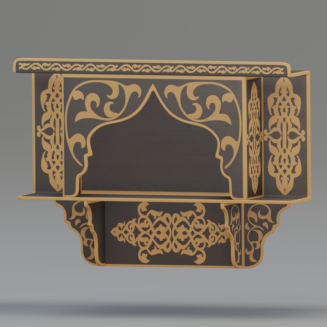 3D Model Shelf Designed - TurboSquid 1524023