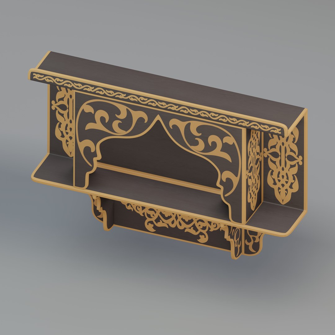 3D Model Shelf Designed - TurboSquid 1524023