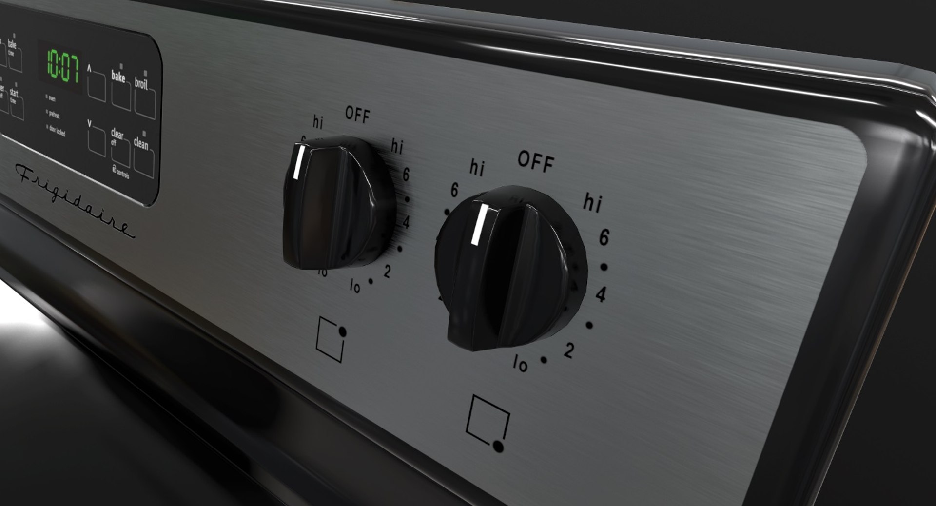 Frigidaire Stove 3D Model - TurboSquid 1212972