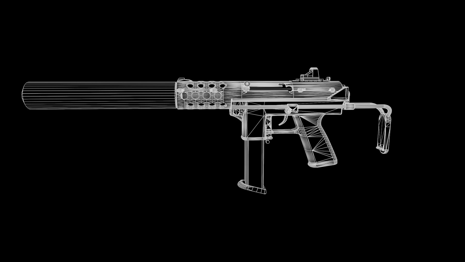Tec9 Semiauto Pistol Fps - Tps 3D Model - TurboSquid 2406366